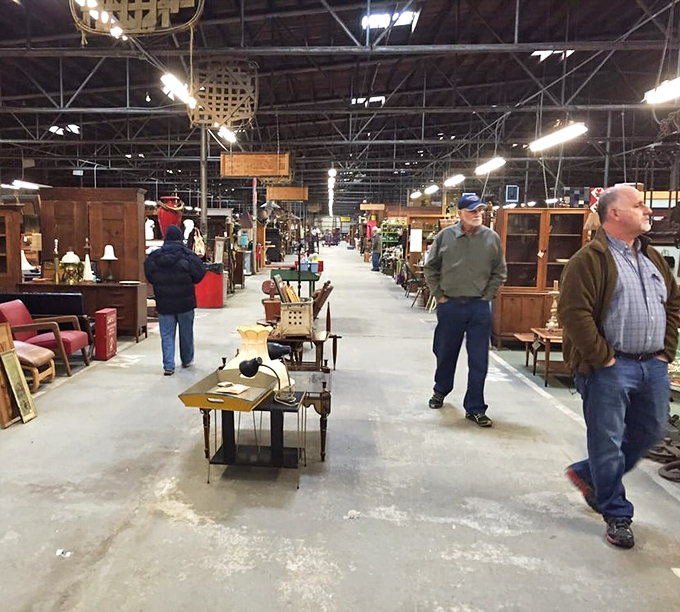 The treasure hunters in their natural habitat. Notice their focused expressions&mdash;they've spotted potential in what others might overlook.