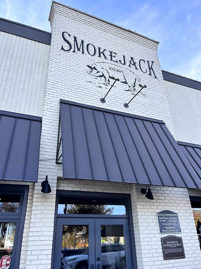 The Smokejack logo featuring a pig and cow is basically truth in advertising—these animals didn't die in vain, they died for your happiness.