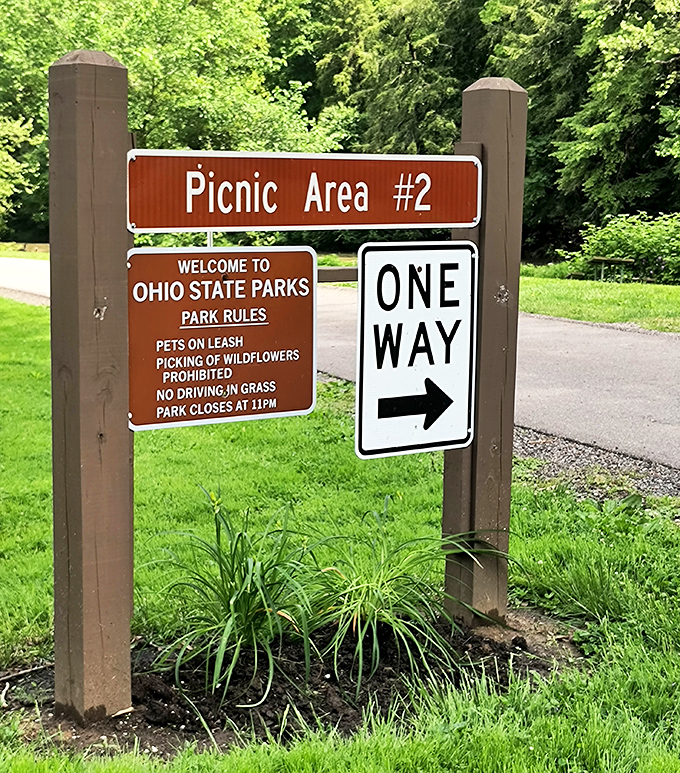 Even the signs at Beaver Creek are charming. "Picnic Area #2" might as well read "Memory-Making Station: Next Right."