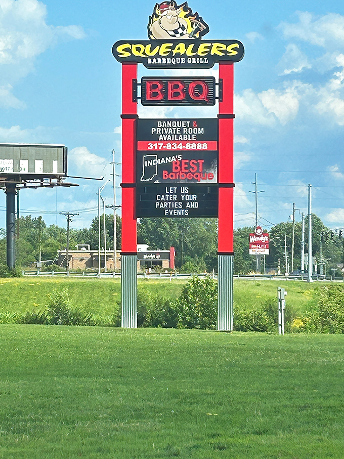 "Indiana's Best Barbeque" isn't just a bold claim on their sign &ndash; it's a gauntlet thrown down and defended with every rack of ribs.
