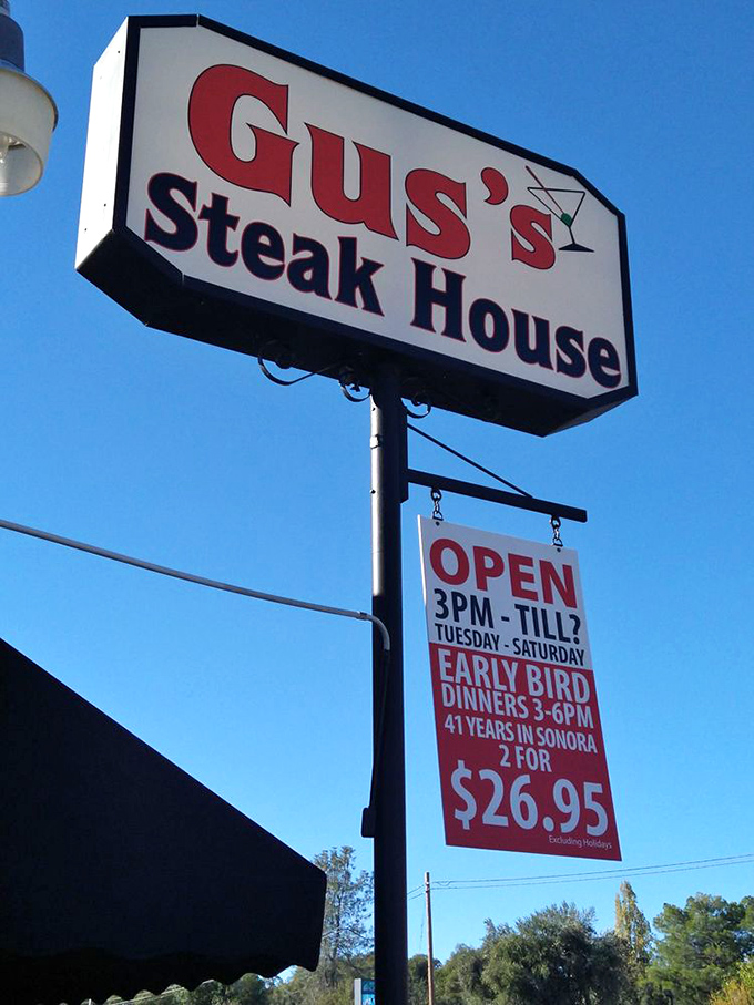 This sign doesn't just advertise a restaurant&mdash;it's a beacon of hope for hungry travelers seeking refuge from mediocre meals.