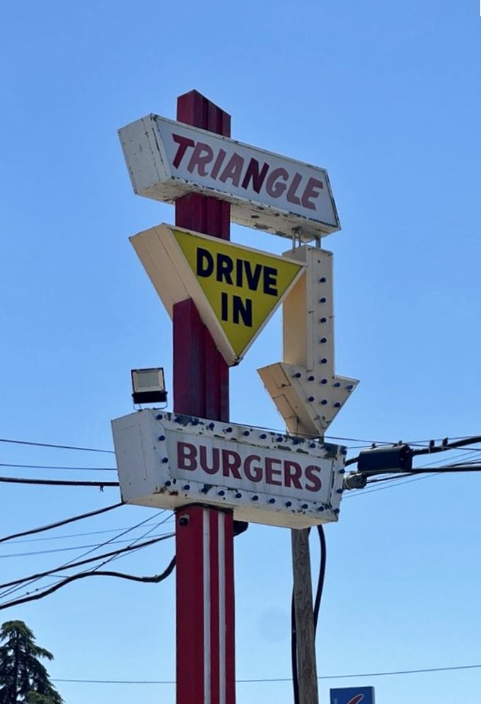 Not just a sign &ndash; a landmark that's guided hungry travelers through Fresno for decades with three-sided wisdom.