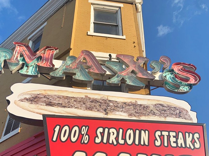 The sign's vintage glow has guided hungry Philadelphians through decades of late nights, celebrations, and the universal need for perfect cheesesteaks.