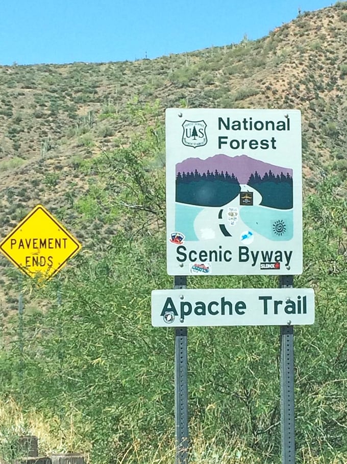 The sign doesn't lie&mdash;the pavement really does end. Consider it nature's way of saying "things are about to get interesting."