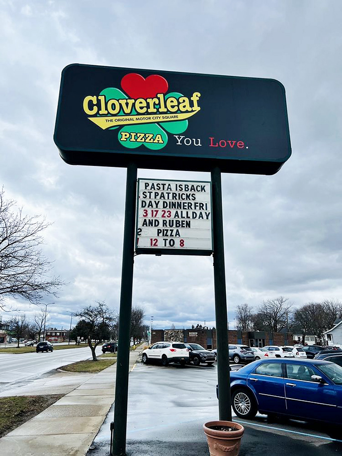 "Pasta is back"&mdash;three beautiful words on a sign that's seen Michigan weather at its best and worst, just like its loyal customers.