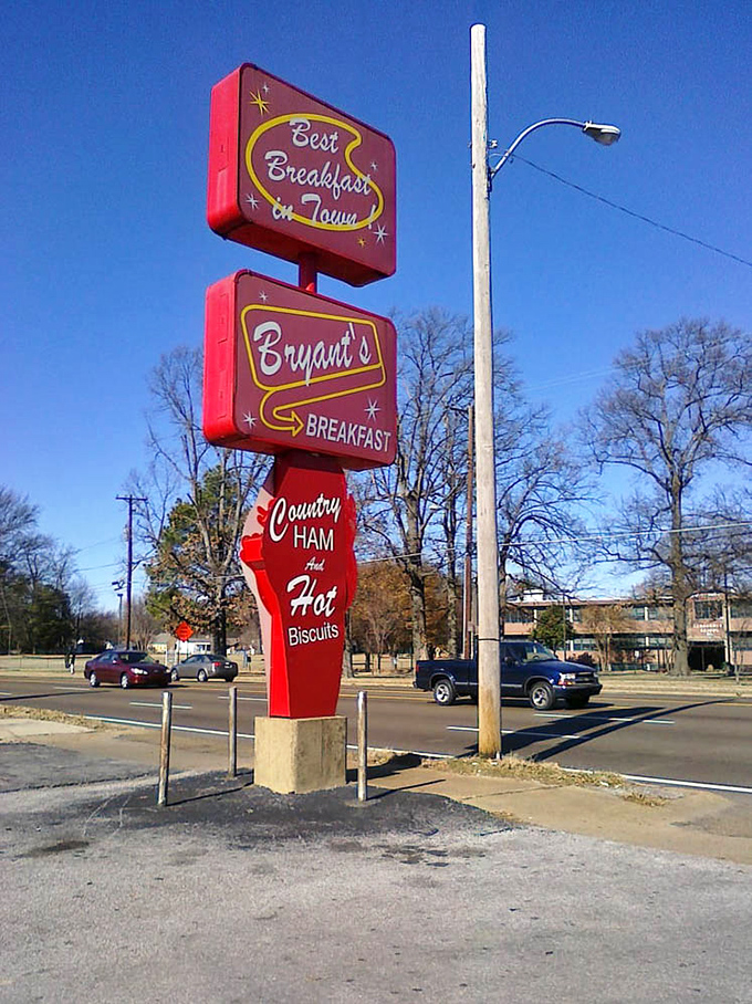 The vintage sign promises "Best Breakfast in Town" and locals know it's not just marketing&mdash;it's a documented fact that's been verified by countless taste buds.