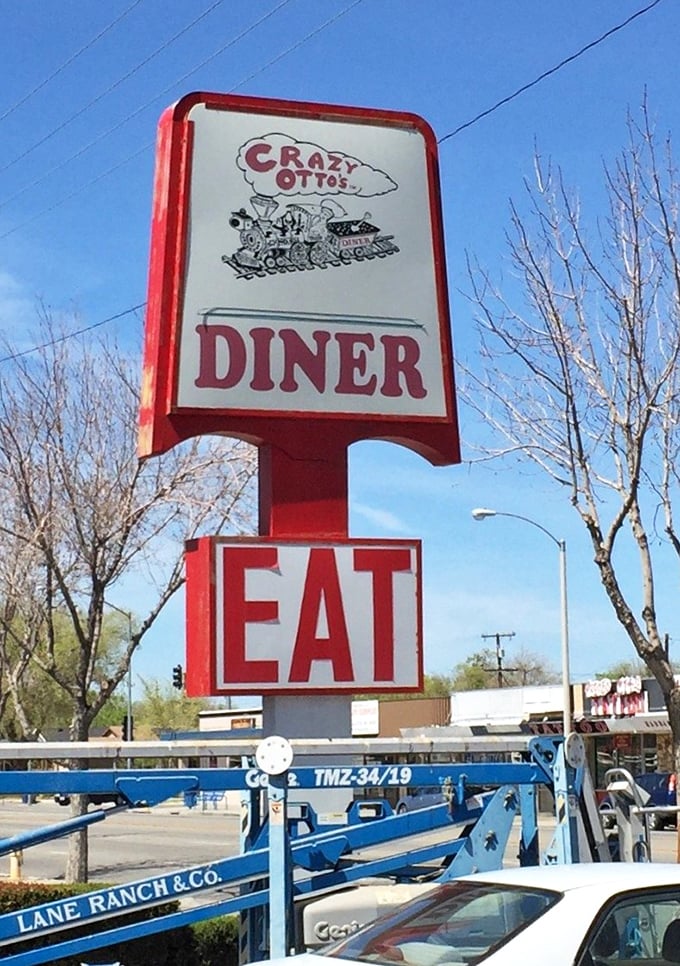 The sign commands simply: "EAT." Two hundred miles from Hollywood, it's still the most compelling direction you'll find in Southern California.