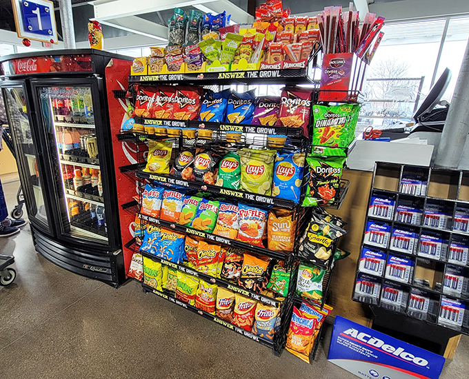 Even snacks get their moment at Goodwill! A quick energy boost to fuel your treasure-hunting expedition through the aisles.