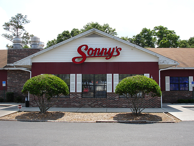 Sonny's BBQ: where retirement budgets stretch as far as your waistband might after indulging in their fall-off-the-bone ribs.