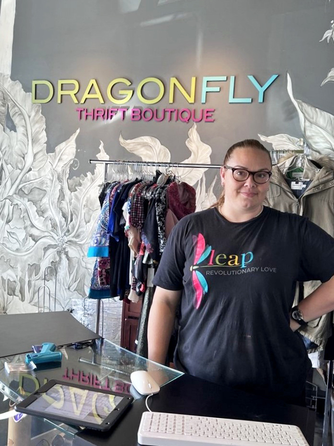 The friendly face behind the boutique experience. Where personal service meets sustainable shopping in South Miami's hidden gem.