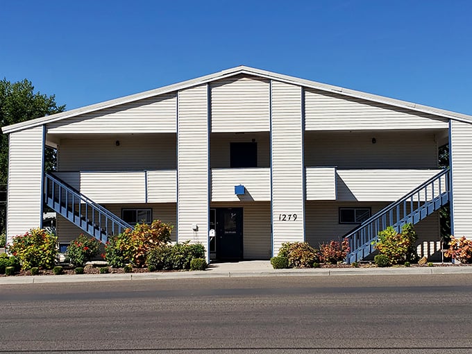 Affordable apartment living where the luxury amenity is having stairs that lead directly to your car—no elevator small talk required.