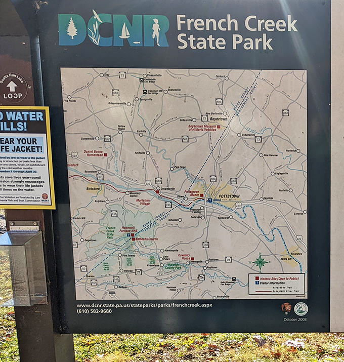 The park map&mdash;where adventures begin and getting lost becomes "exploring." Your passport to Pennsylvania's natural treasures.