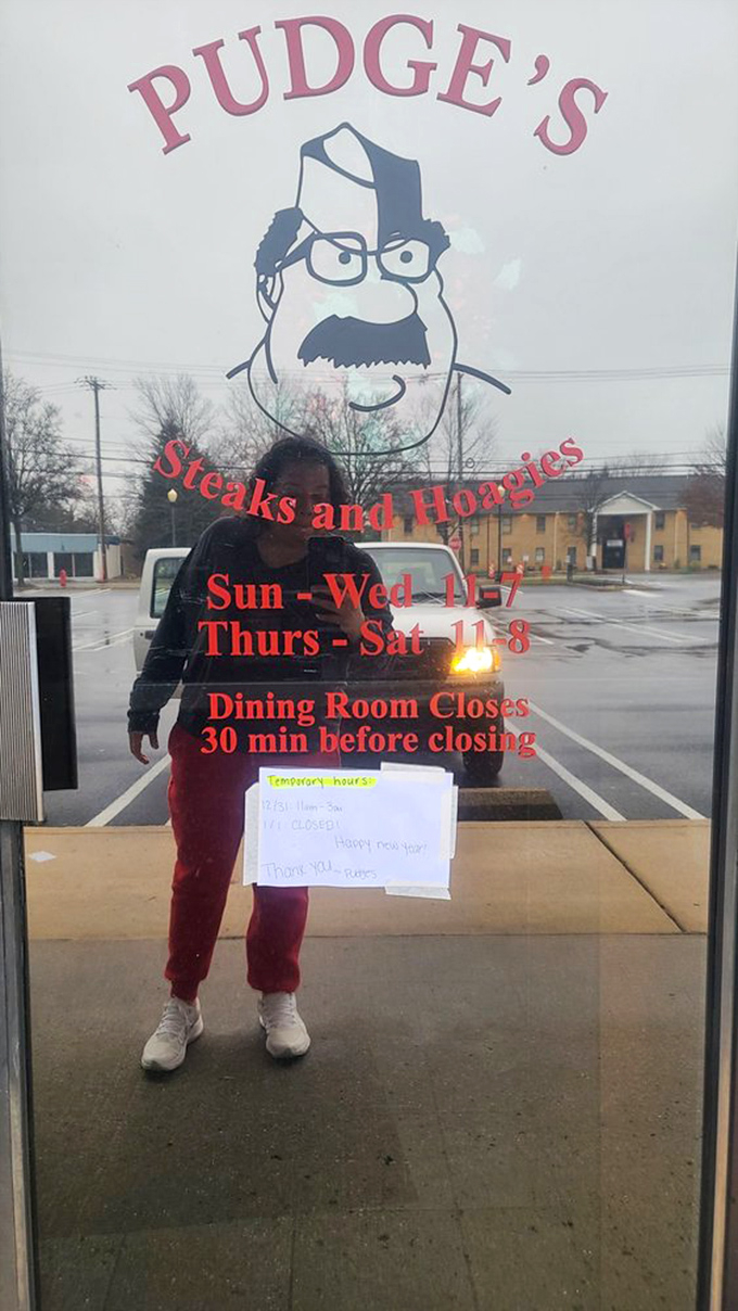 The door sign tells you when to come, but your stomach will tell you how often.