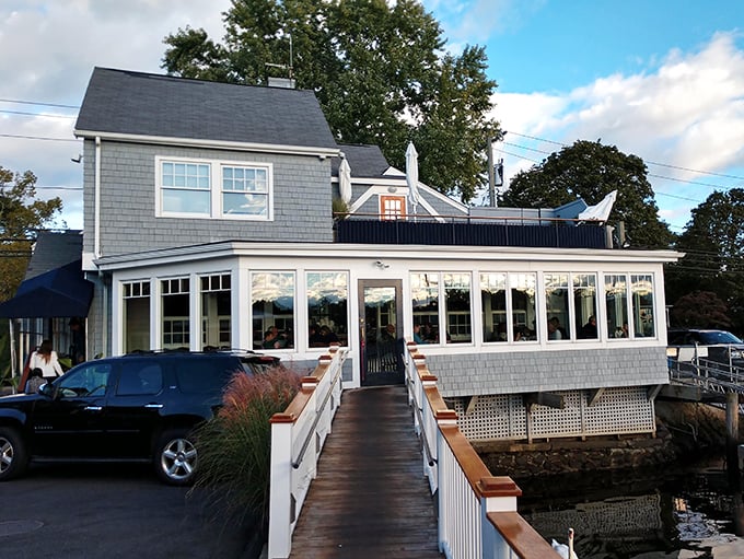Not just a restaurant&mdash;a coastal landmark where memories are made between courses. The walkway practically beckons you inside.