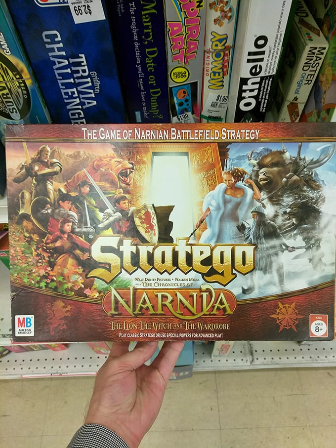 Board game archaeology at its finest. This Narnia Stratego hasn't seen this much excitement since the White Witch was defeated.