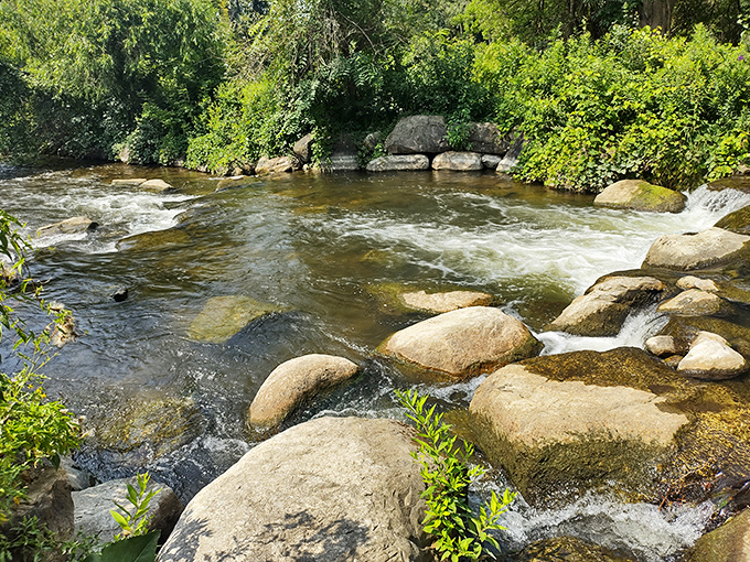 Water tumbling over ancient stones creates nature's soundtrack&mdash;better than any playlist you've created.