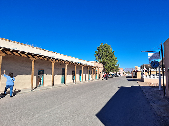 Mesilla's historic corridor whispers stories of Billy the Kid and Pancho Villa, its adobe arcades providing shade just as they did for travelers a century ago.