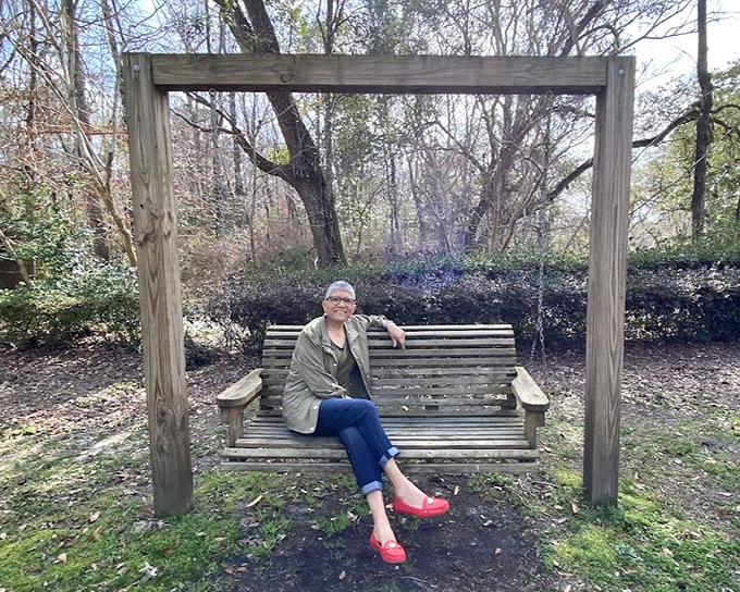The original swipe right—a porch swing in dappled sunlight. No dating app can compete with the romance of gentle swaying under ancient trees.