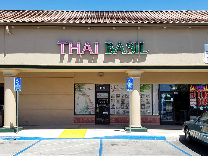 Thai Basil's unassuming strip mall location follows the universal rule: the less impressive the exterior, the more likely the food will change your life. 