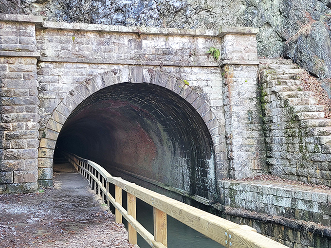 This historic tunnel feels like a portal to another era. Part engineering marvel, part time machine&mdash;all nestled within the park's boundaries. 
