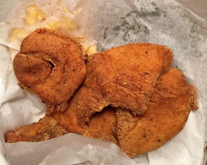 This turkey chop has been fried to such crispy perfection, it might make you reconsider your Thanksgiving traditions entirely.