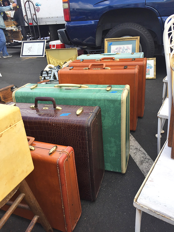 Luggage with character lines &ndash; these vintage suitcases weren't designed for overhead bins but for porters and grand hotel lobbies.