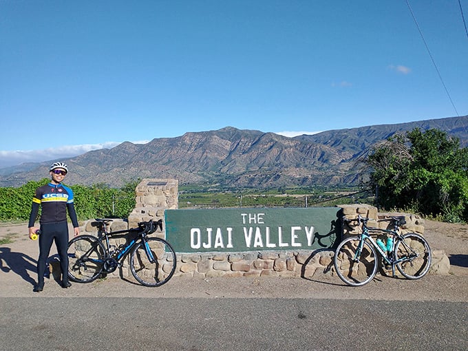 Cyclists know the best views are earned through effort&mdash;this panorama of Ojai Valley is the ultimate reward for burning those extra calories.