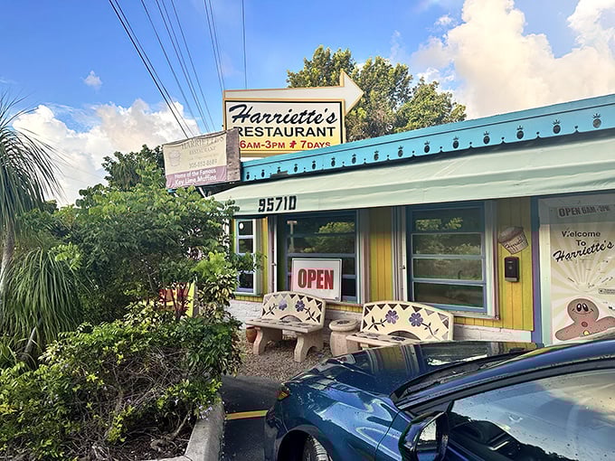 The waiting area at Harriette's &ndash; where anticipation builds and the aroma of fresh coffee and biscuits makes even the most impatient person willing to wait their turn.