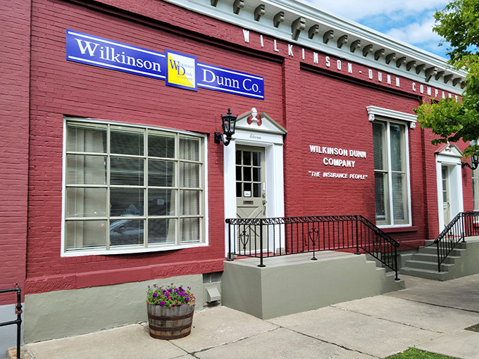 Wilkinson-Dunn Company's brick façade speaks to a time when businesses were built to last, not just to maximize quarterly profits.