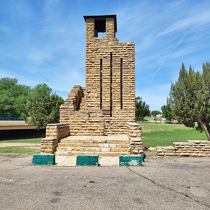 Stone towers stand sentinel over the plains, offering perspectives that stretch beyond today's hurried pace of life.