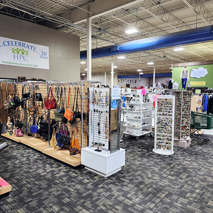 Accessories displayed with boutique-worthy care&mdash;proof that "pre-loved" doesn't mean "less lovable" when it comes to fashion statements.