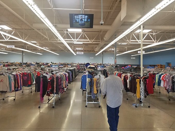 The final frontier before checkout&mdash;where shoppers make tough decisions about what treasures will actually fit in their car for the ride home.