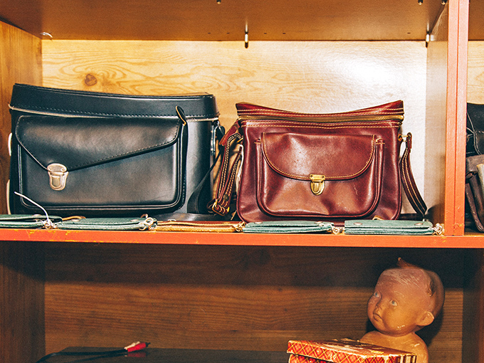 Leather bags with the patina only decades can create. These vintage purses have already witnessed countless adventures and are ready for yours.