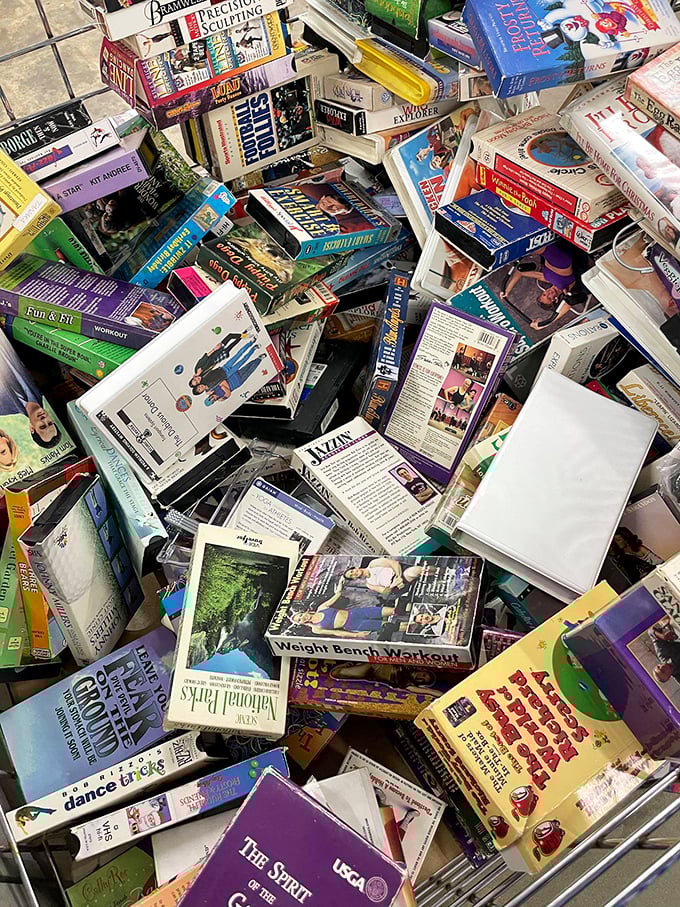 The literary chaos theory in action&mdash;somewhere in this pile is exactly the self-help book you didn't know you needed.