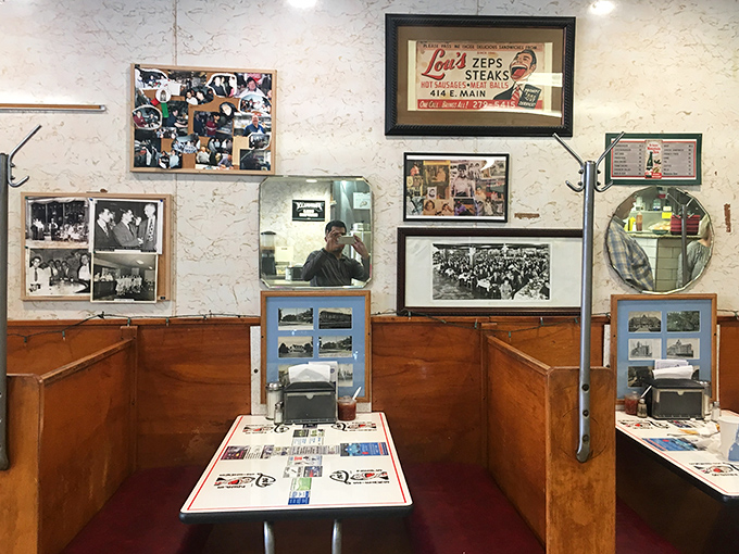 Those booths have heard more local gossip than a small-town barber shop.