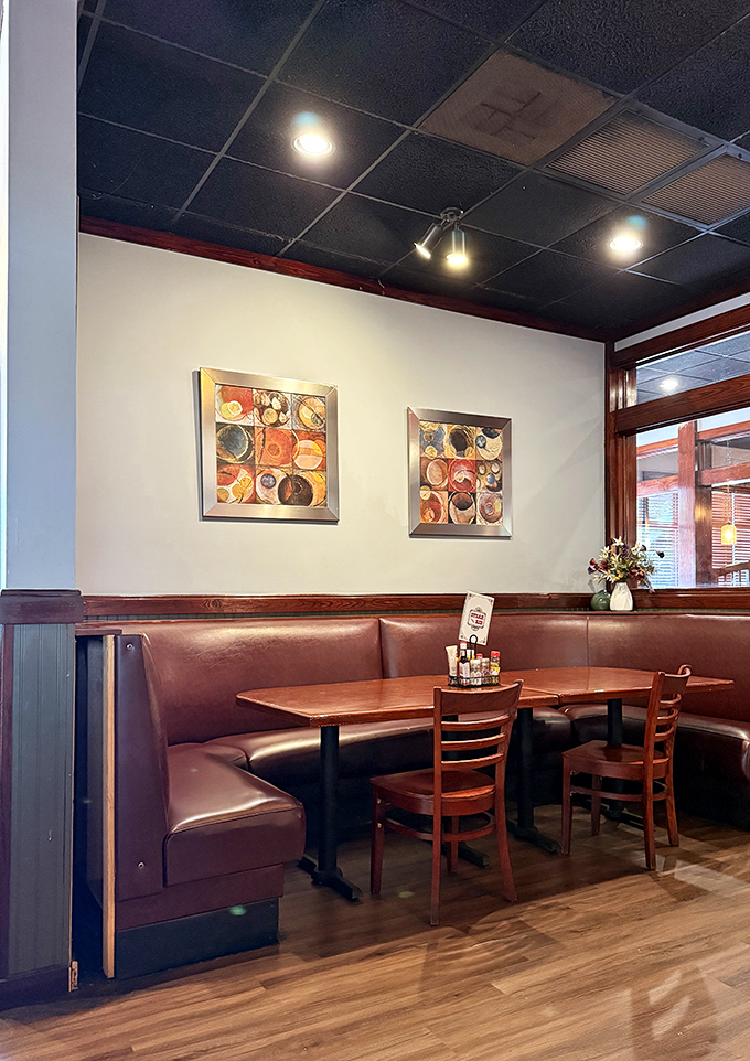 These cozy booths aren't just seating&mdash;they're private dining rooms where memories are made between bites of perfectly prepared comfort food.