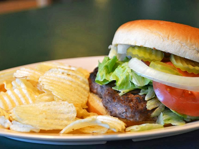 A classic burger that doesn't need fancy toppings or pretentious names&mdash;just fresh ingredients and the promise of satisfaction with every bite.