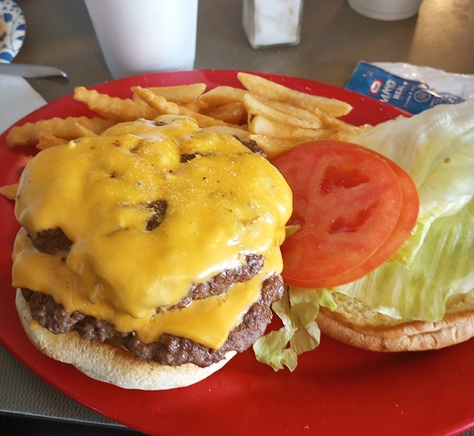 This isn't just a cheeseburger &ndash; it's edible architecture with melty cheese cascading down beef that's been cooked with respect and served with pride.