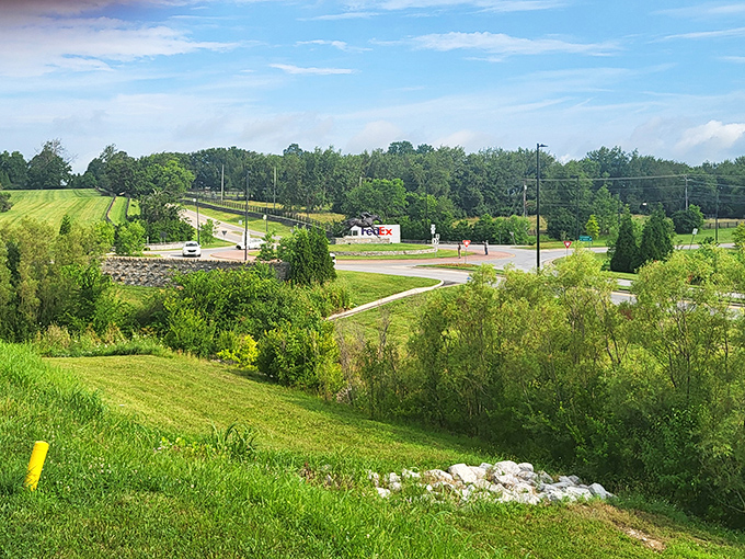 The gentle curves of the byway reveal new vistas with each turn. Kentucky's version of a plot twist is always scenic.