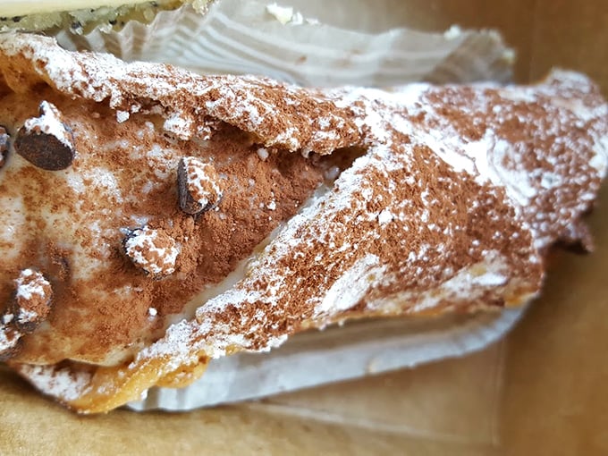 Cannoli that would make any Italian grandmother nod in approval&mdash;crisp shells dusted with the promise of sweetness within.