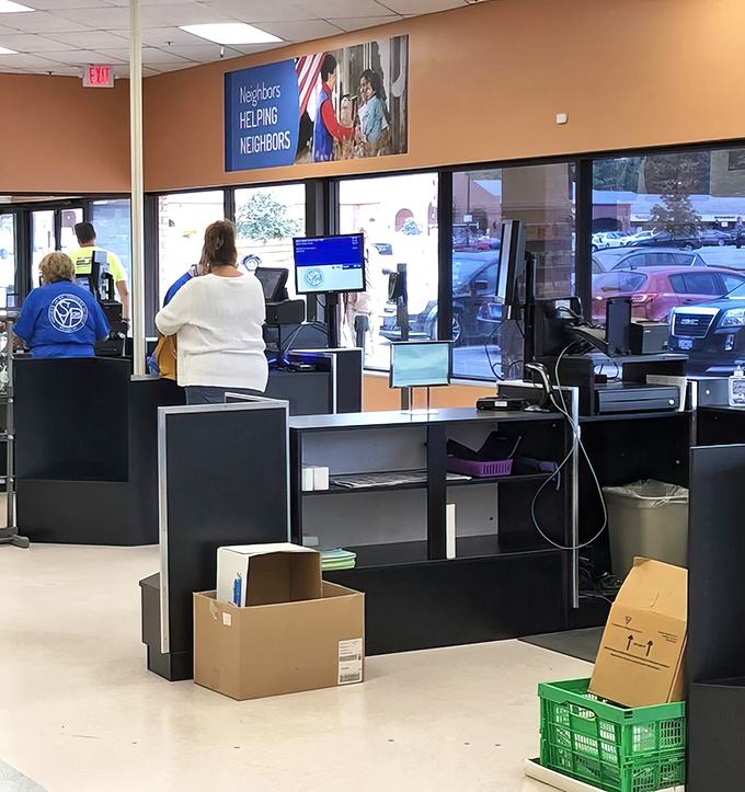 The cheerful cashier who's seen it all, from lamp purchases to life-changing vintage finds.