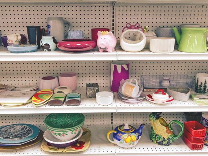 The kitchenware aisle&mdash;a ceramic wonderland where that quirky teapot shaped like a chicken might just become your family's new favorite conversation piece.