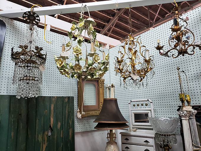 Chandeliers hanging like crystallized memories, each one ready to cast a warm glow over your dining table. Elegance doesn't have an expiration date.