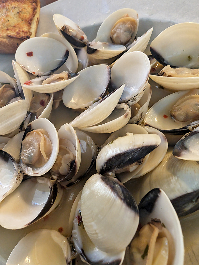 Fresh clams, simply prepared&mdash;proof that sometimes the ocean's bounty needs nothing more than a little heat and good company.