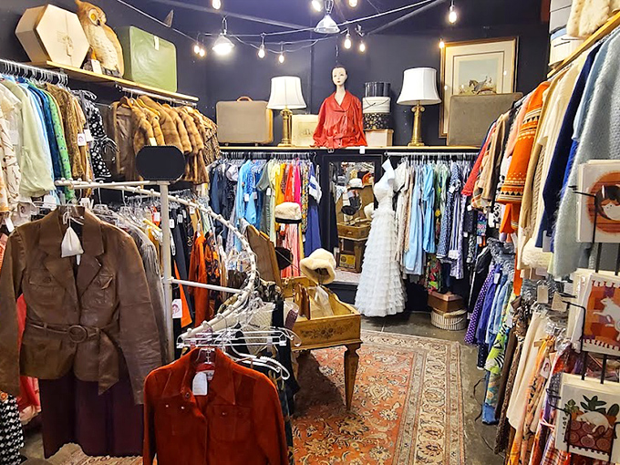 Not just vintage clothing&mdash;wearable history hanging on racks, where that red leather jacket is waiting for its second act.