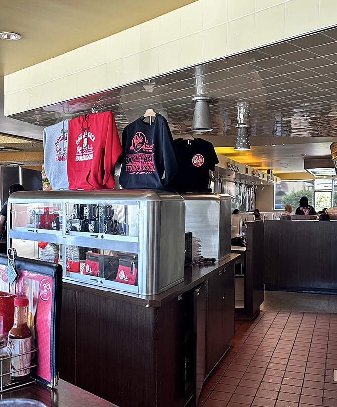 Merchandise that lets you take a piece of the Big Boy experience home&mdash;though sadly, the burgers don't fit in the display case.