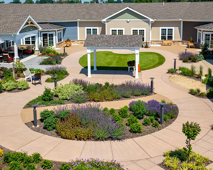 The courtyard's thoughtful design proves that landscaping isn't just decoration&mdash;it's an invitation to live more of life outdoors.