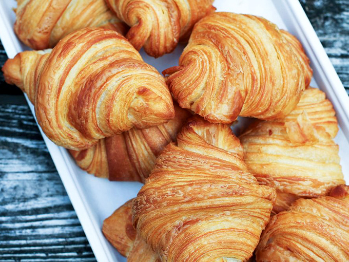 These croissants with their hypnotic spirals of butter-laminated dough are what your continental breakfast has been aspiring to all along.