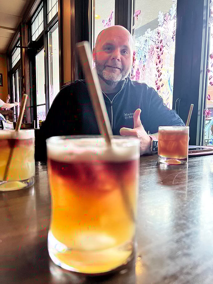 The genuine smile of a patron enjoying his drink says more about J K O'Donnell's than any review ever could &ndash; that's the face of someone who's found his happy place.
