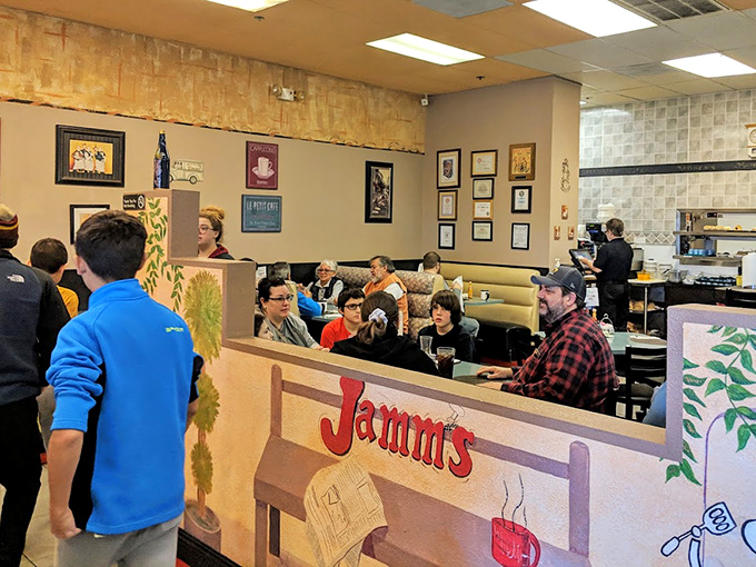 The dining room buzzes with the energy of regulars and first-timers alike. That line at the door? Consider it a quality assurance system.